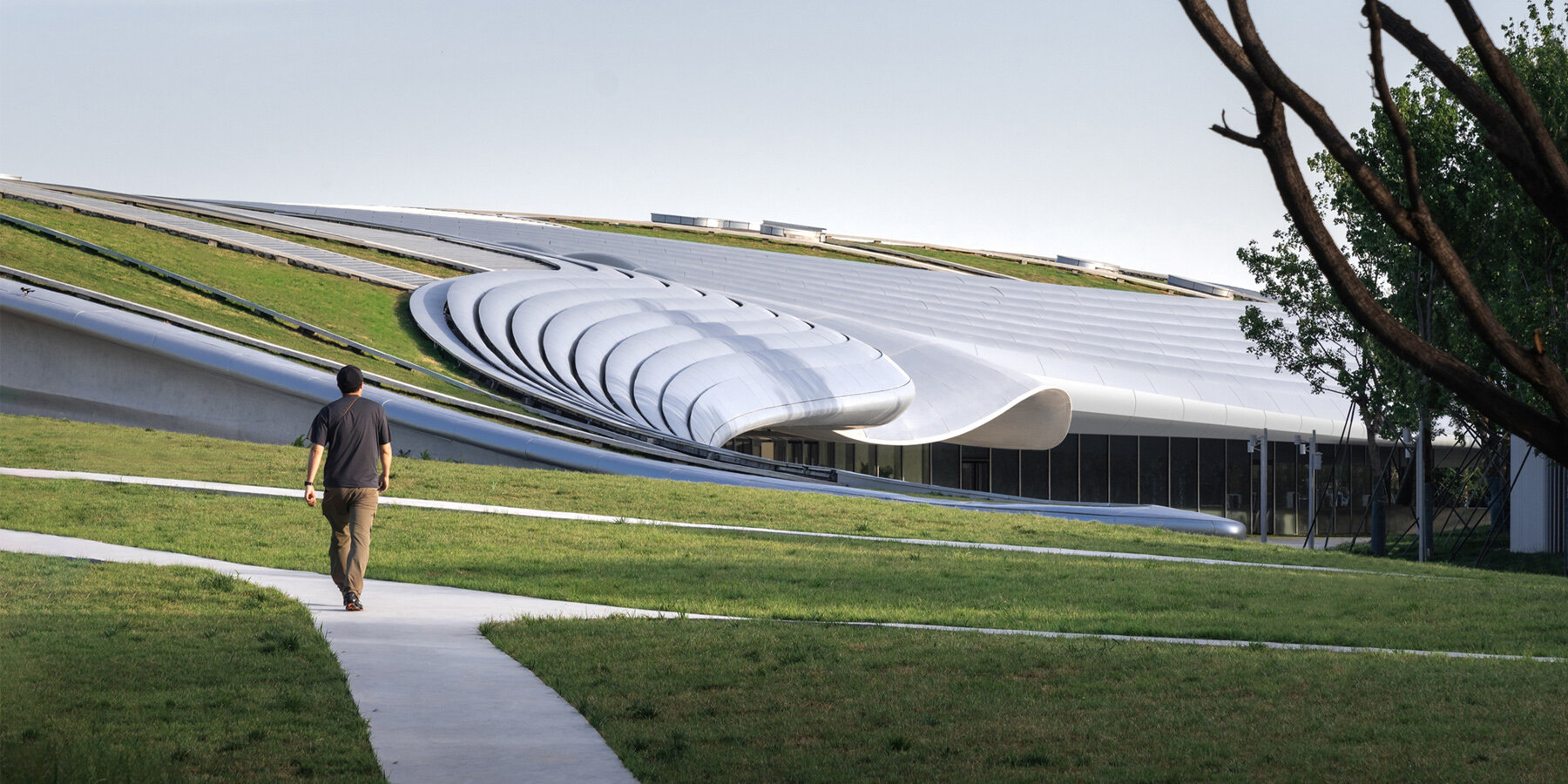 MAD architects drapes beijing's ZGC innovation center with clover-like roof