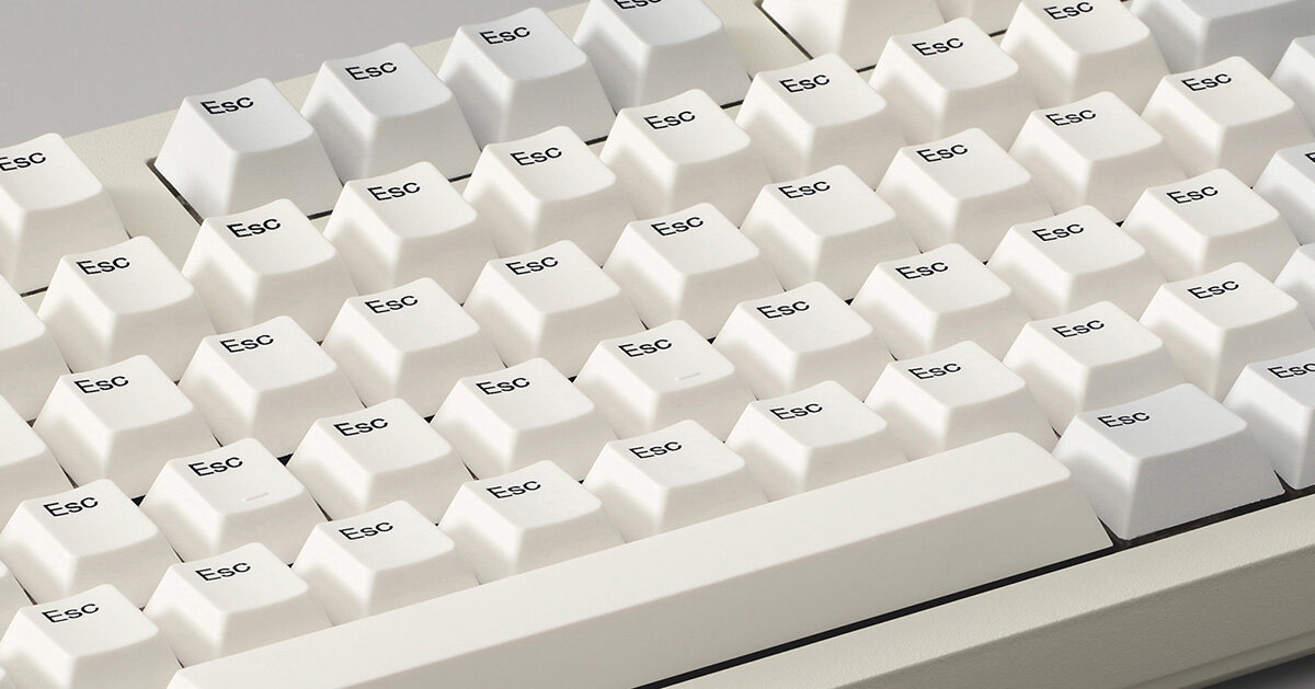 all-escape keyboard by william fort encourages us to break free from the digital world
