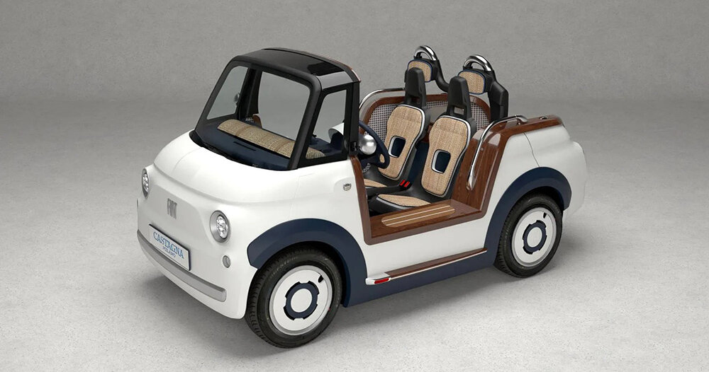 the tiny fiat topolino gets a beachy makeover by castagna milano