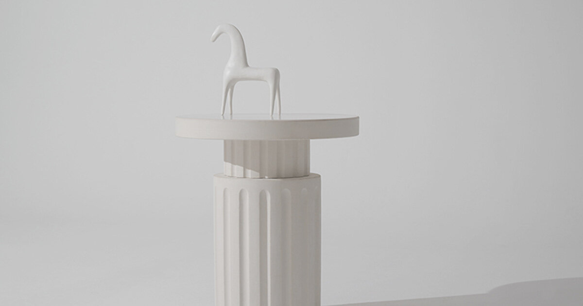 drawing from ancient greece, saint of athens fits column fragment in ...