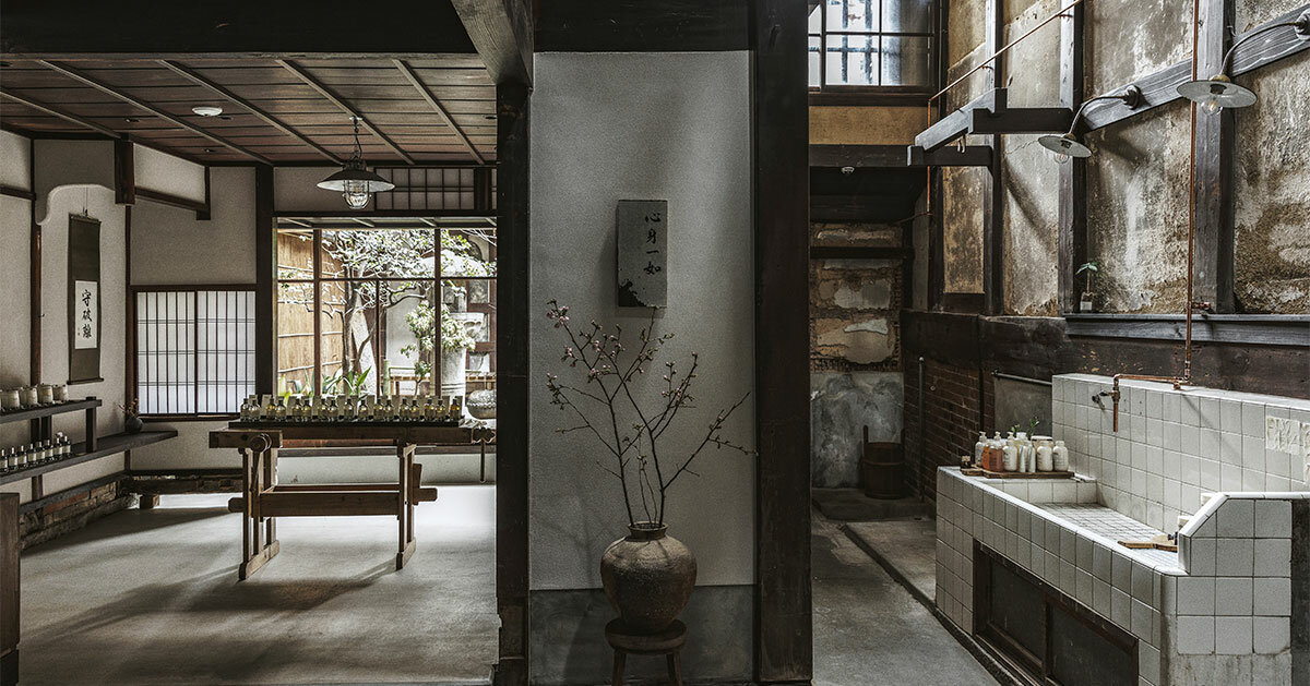 schemata architects' le labo kyoto store welcomes visitors inside a ...