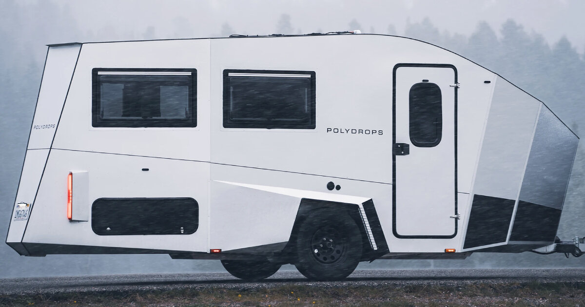 polydrops launches P21, an electric mobile home with solar panels