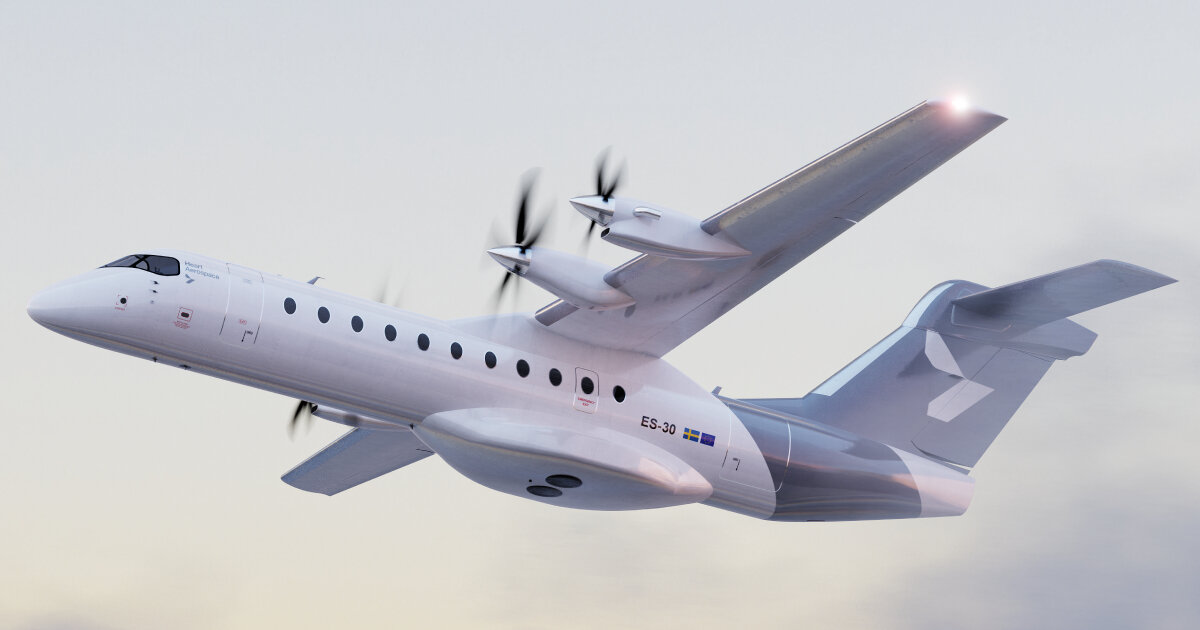 heart aerospace’s hybrid-electric airplane ES-30 can take off in 2028 ...