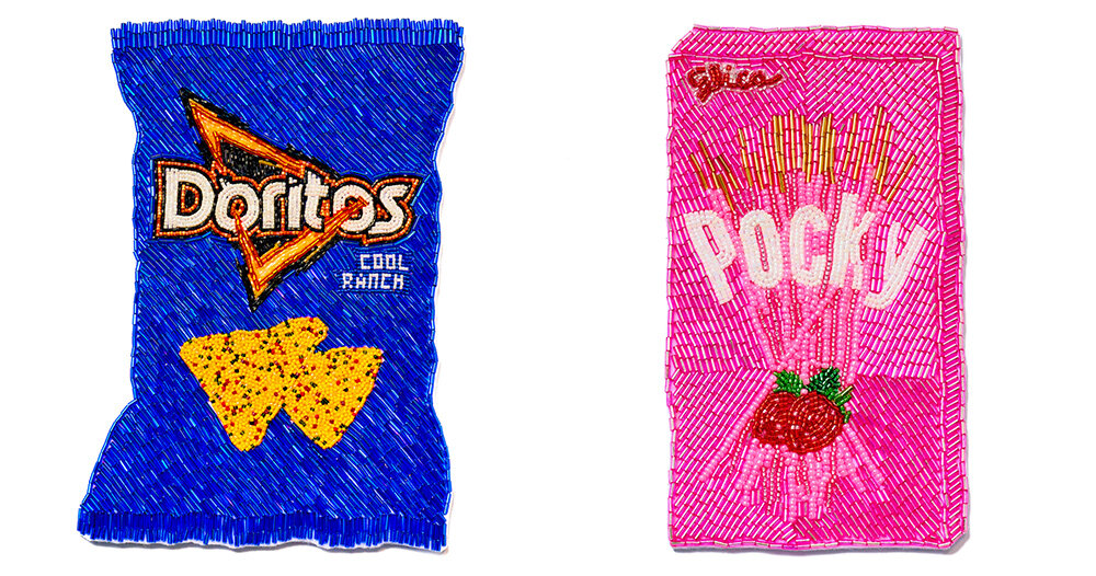 vi nguyen's hand-beaded treats create sparkling 'bodega' at gotham