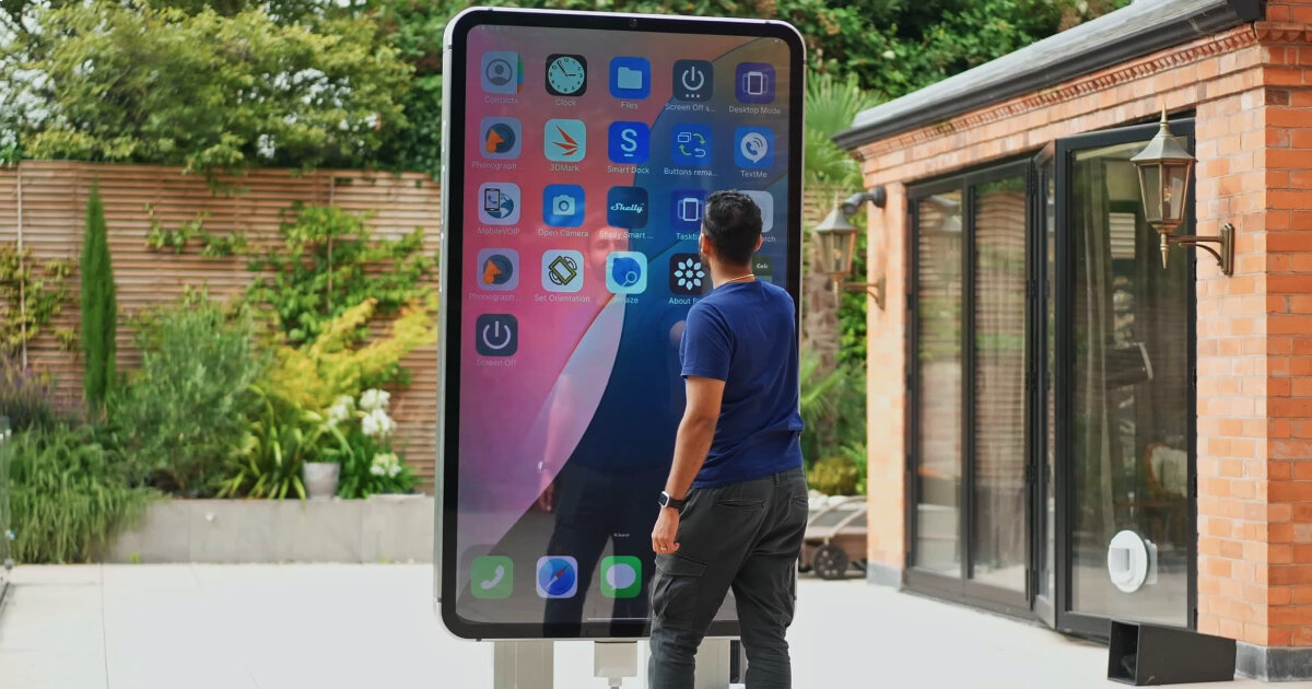biggest iPhone 15 pro max in the world has 88-inch OLED screen, and it ...