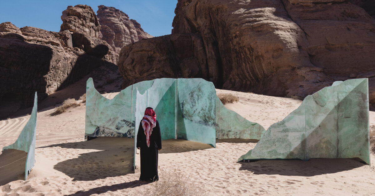 sarah brahim & ugo schiavi unearth AlUla's rituals with glass