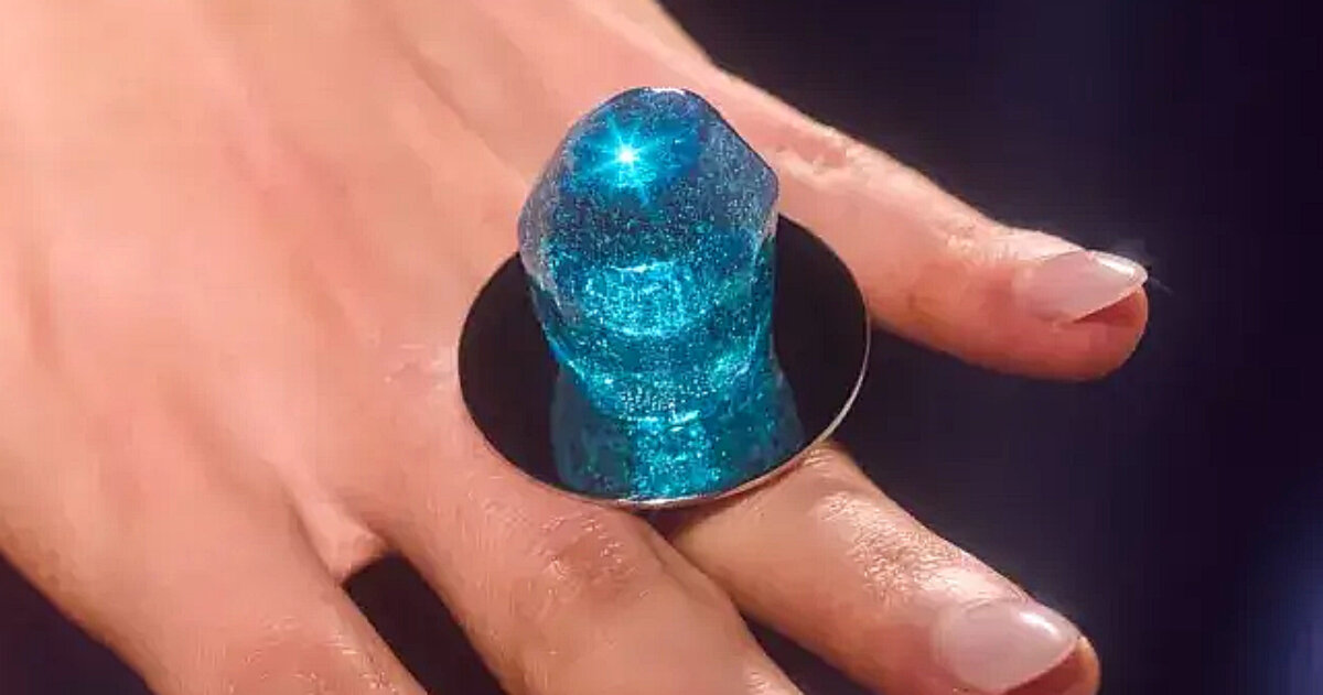 MSCHF rock candy ring reveals real diamond once it melts