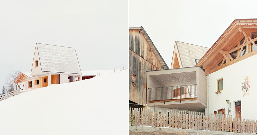 BS hof: alpina architects expands a farmhouse in northern italy