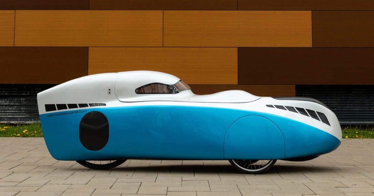 bülk distance velomobile lets rider pedal out of cities in any weather