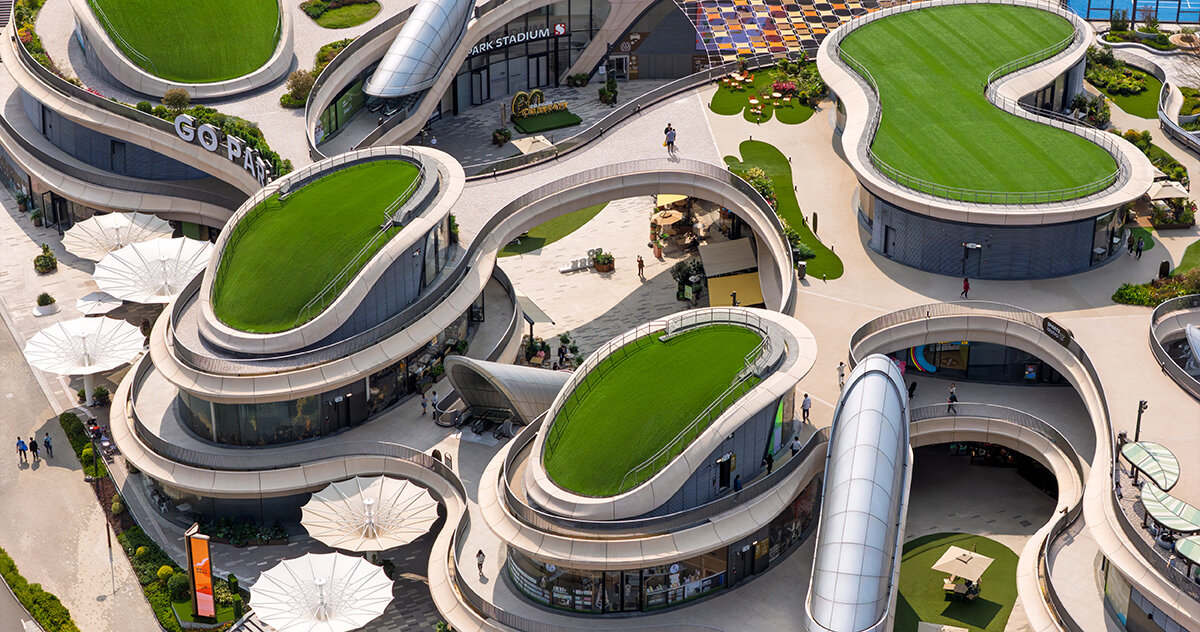 woven terraces shape zaha hadid architects’ hong kong GO PARK