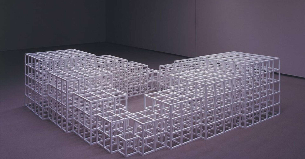 Sol LeWitt: Open Structure | designboom | architecture & design magazine