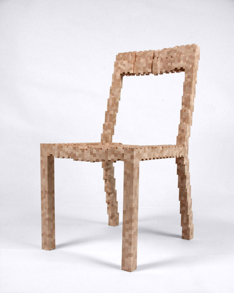 pixel chair by vivian chiu