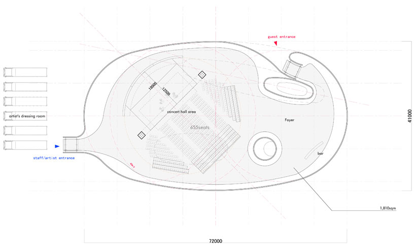 anish kapoor + arata isozaki: ark nova mobile concert hall