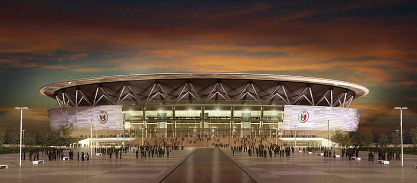 populous designs world's largest indoor arena in manila, philippines