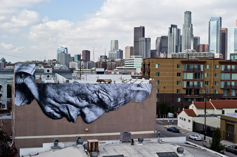 french street artist JR and the wrinkles of the city project