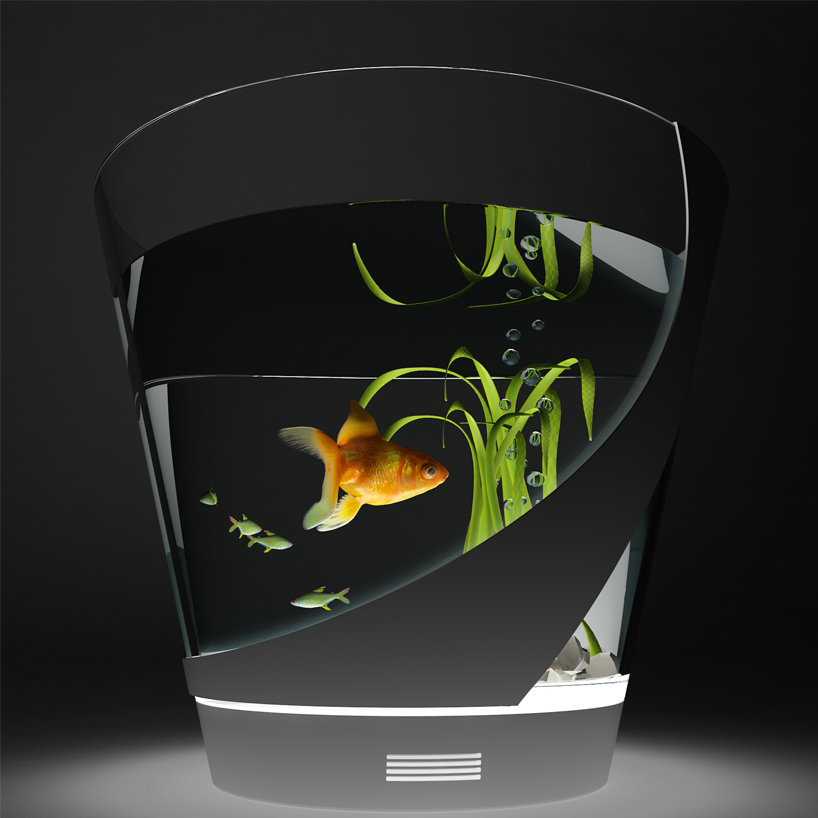 ceiling aquarium | designboom.com