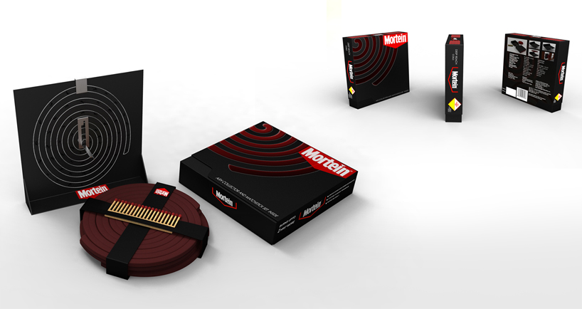 mosquito coil packaging | designboom.com