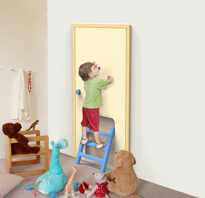 Who are you ? ” Children's door | designboom.com