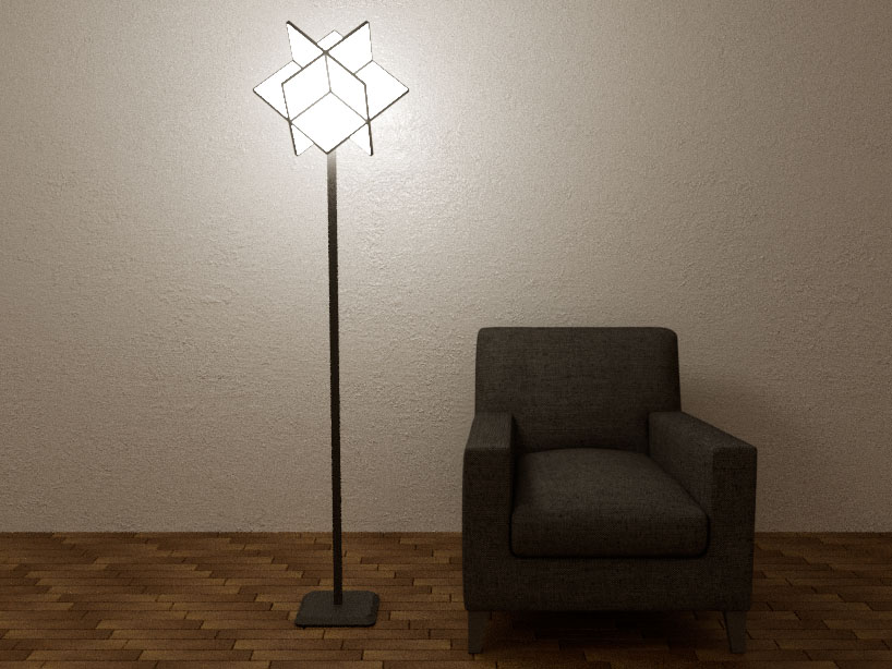 square lamp | designboom.com