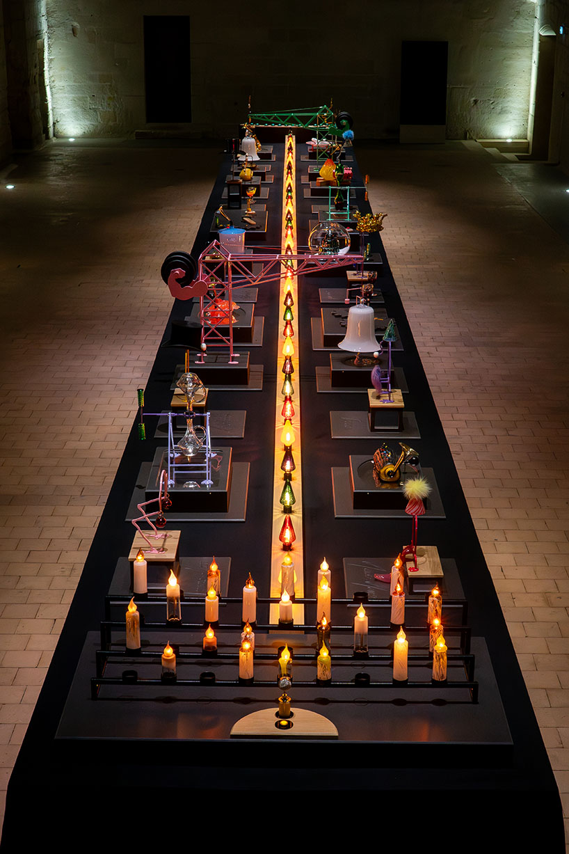 sensory machines of glass, light and sound animate 20-meter interactive ...