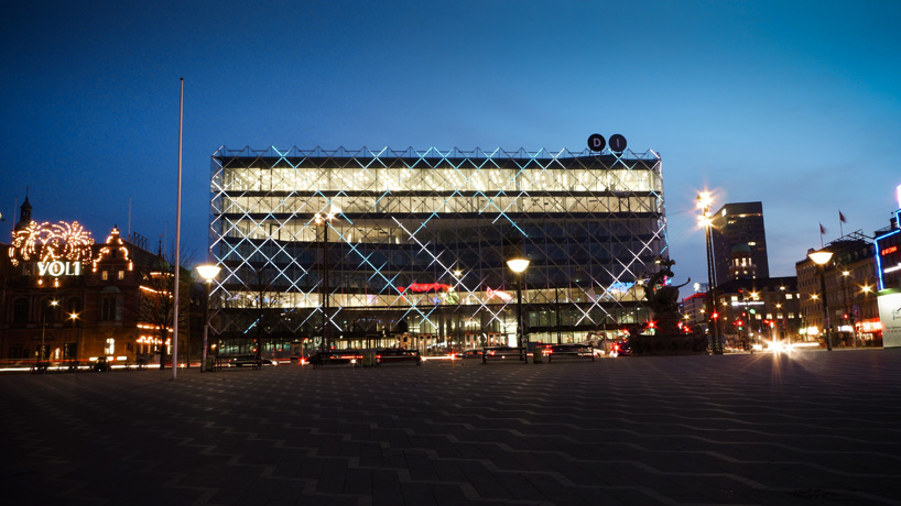 confederation of danish industry headquarters interactive LED facade