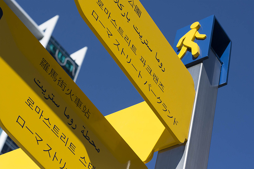 foreign language wayfinding signs by dotdash