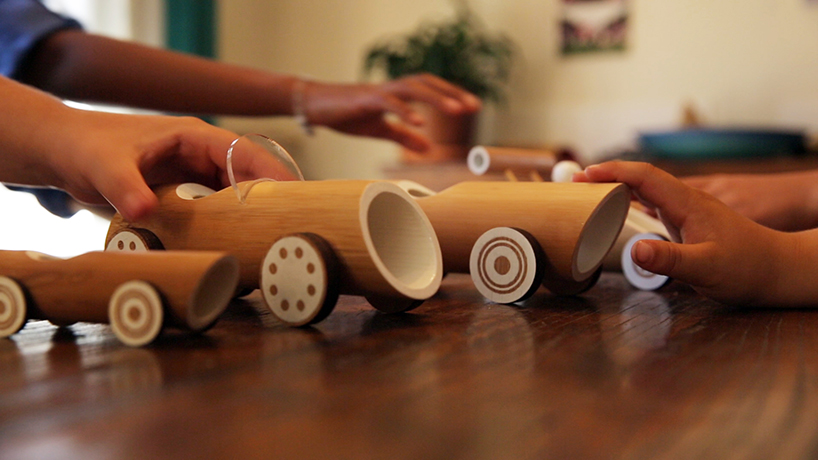 made of bamboo launches hand crafted toy cars using eco-friendly materials