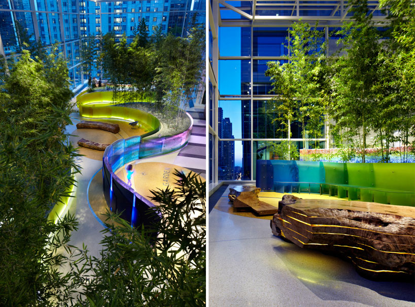 mikyoung kim inserts crown sky garden into chicago hospital