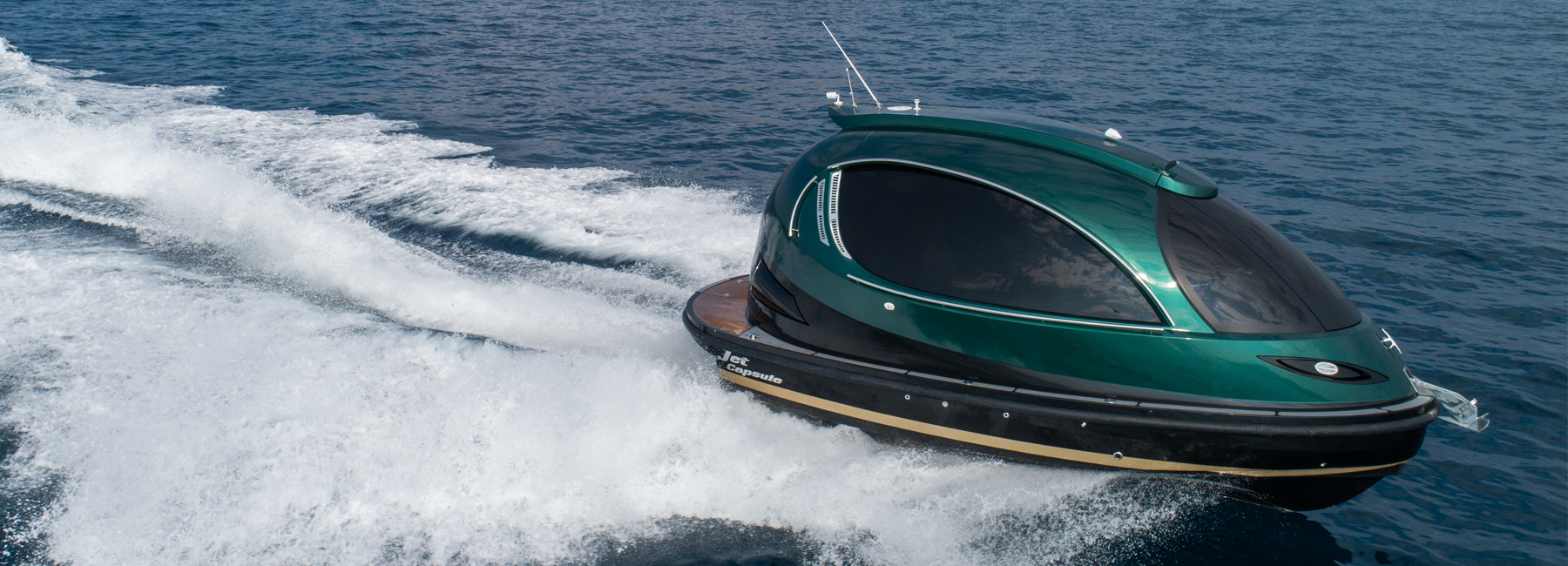 new royal jet capsule offers a luxurious experience on the water