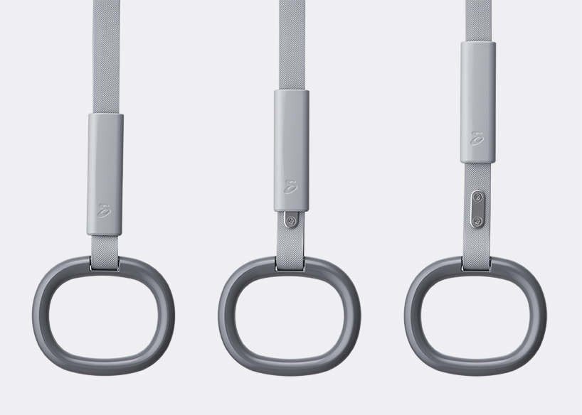 product design center uses elliptical ring in train handle