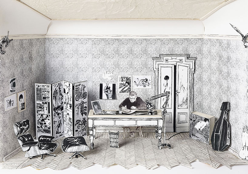 valentina by guido crepax transformed into life-size wallpaper by ...