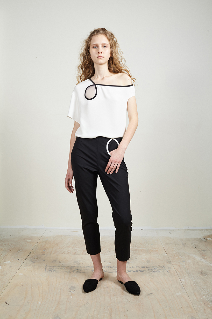 noa raviv's 'off-line' collection jumps straight from page to cloth