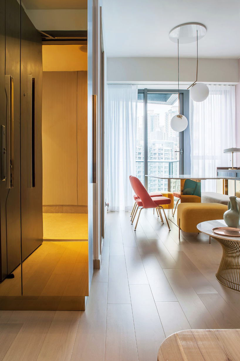 lim + lu designs a 46 sqm bachelor apartment in hong kong