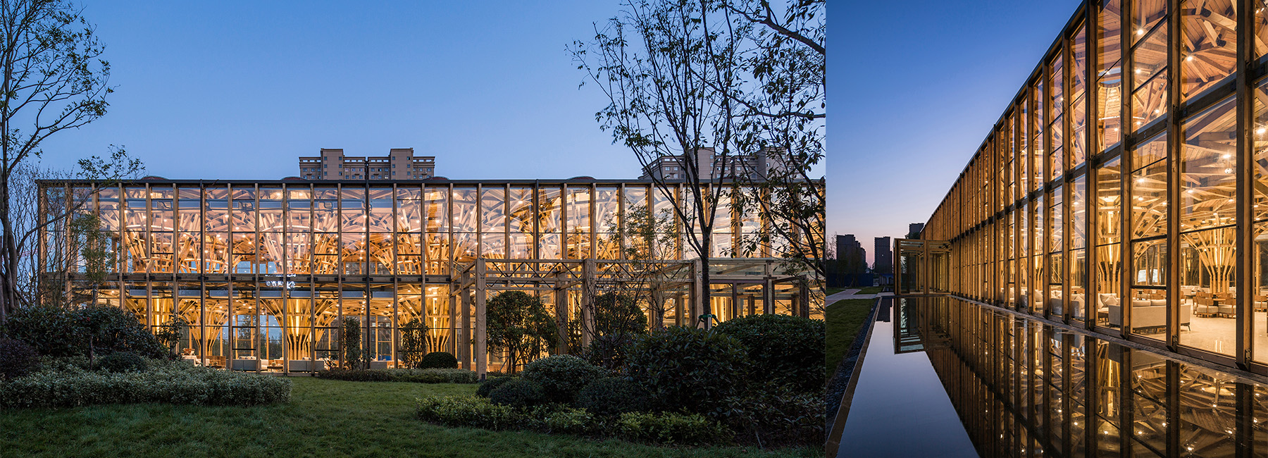 luo studio's timber structure in china can be completely dismantled and ...