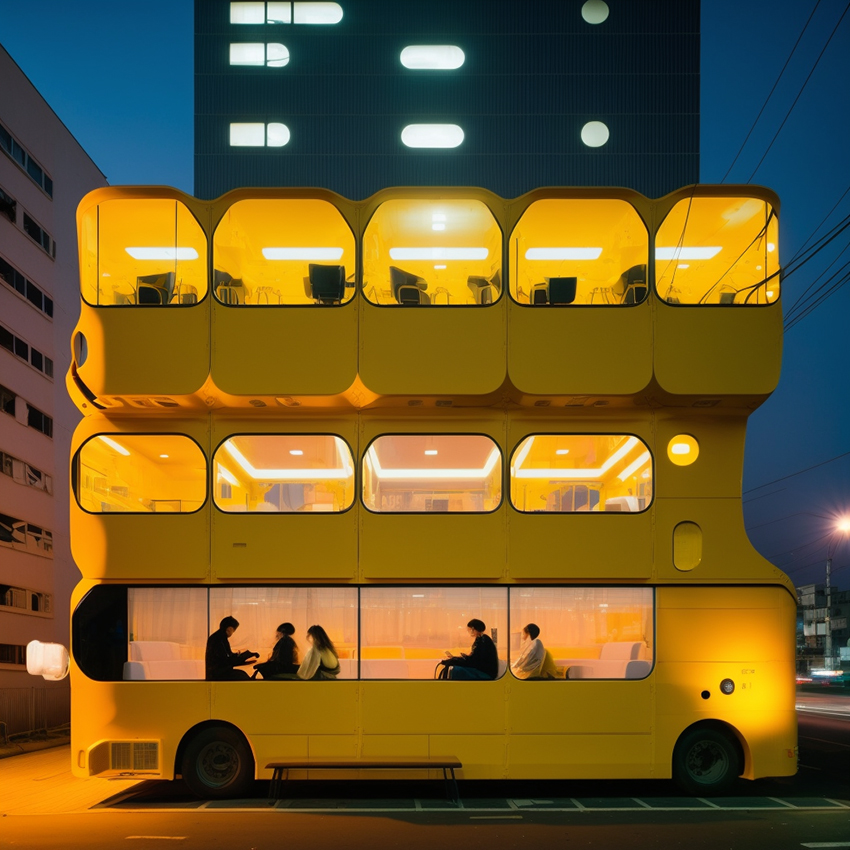 Futuristic School Bus