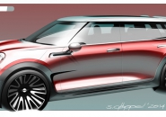 MINI premieres the clubman concept, a six-door hatchback in geneva