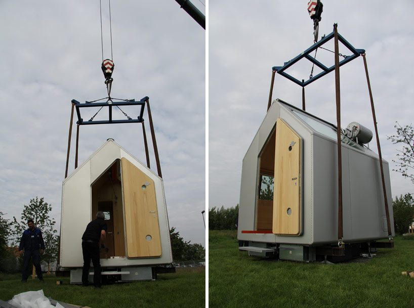 renzo piano's micro-home 'diogene' installed on vitra campus
