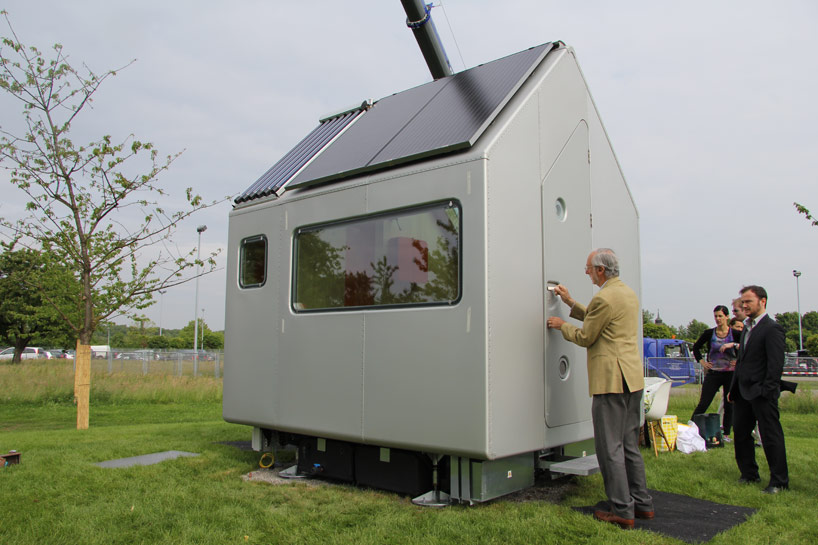 renzo piano's micro-home 'diogene' installed on vitra campus