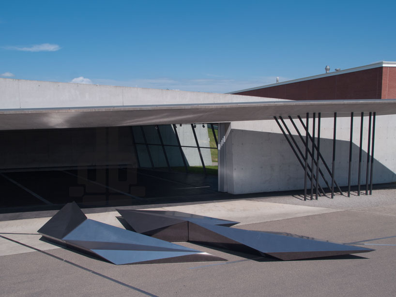 zaha hadid: swarovski installation at vitra fire station