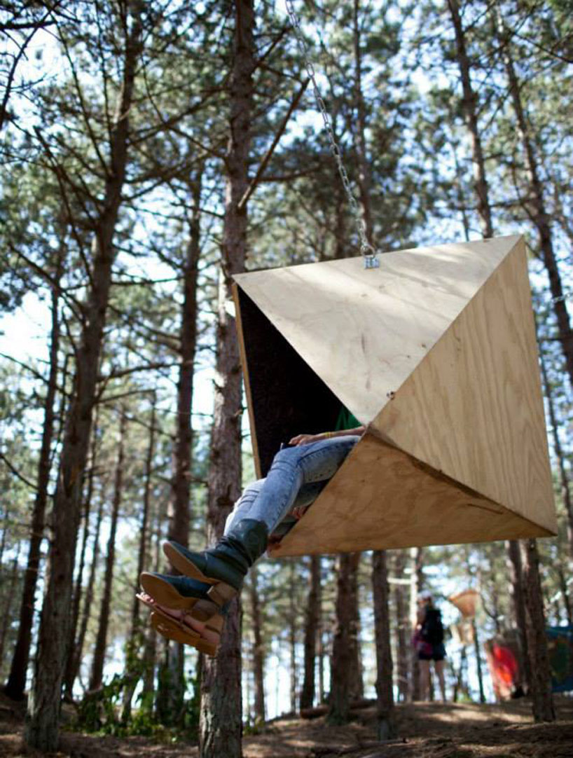urban camping: creative art tents open in amsterdam