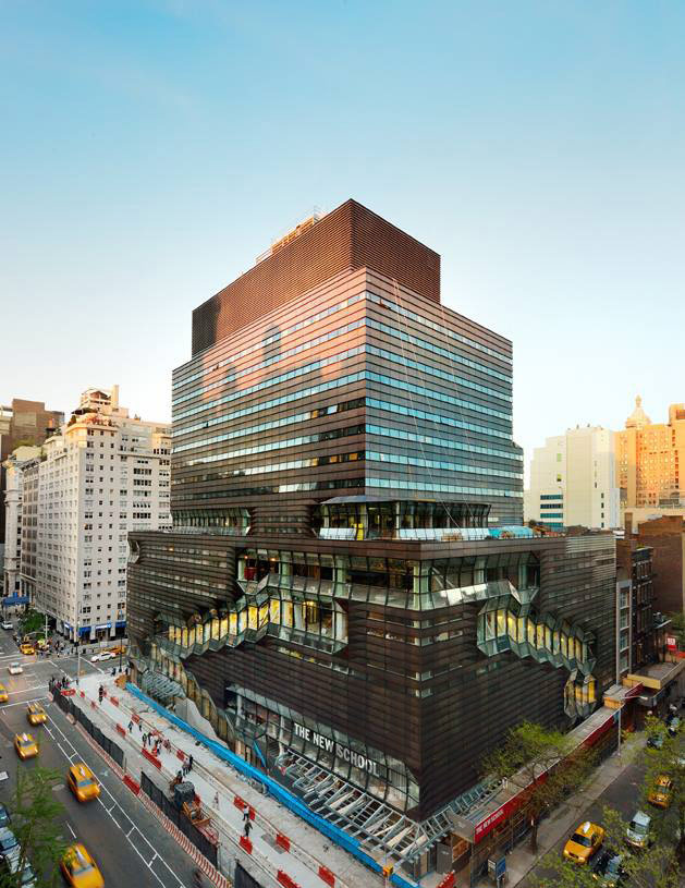 SOM: university center at the new school nears completion