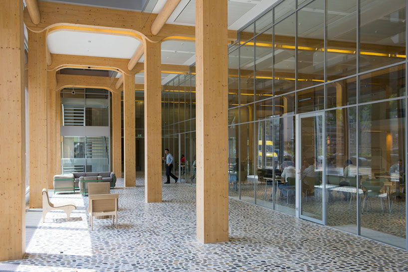 shigeru ban: tamedia office building in zurich completed