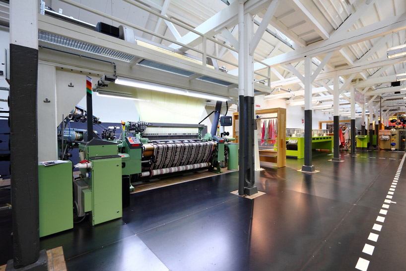 textiles made from computer binary data by phillip stearns