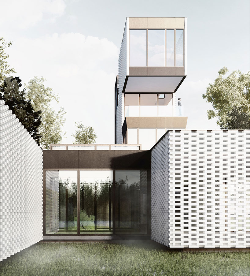 JGCH architecture breaks courtyard typology in long island home