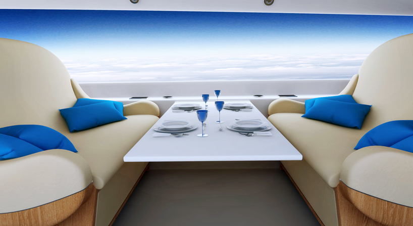 spike S-512 supersonic jet features windowless cabin for panoramic views