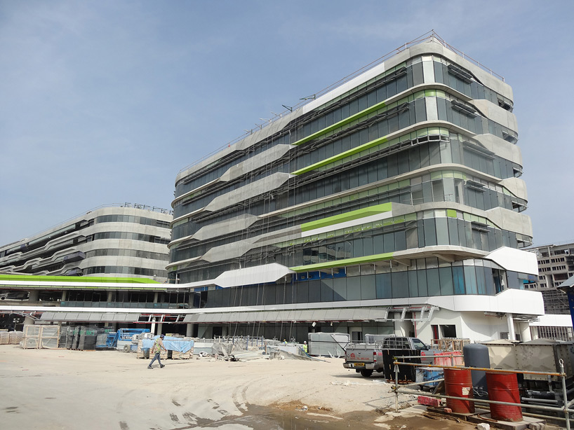 construction underway at singapore university campus by UNStudio