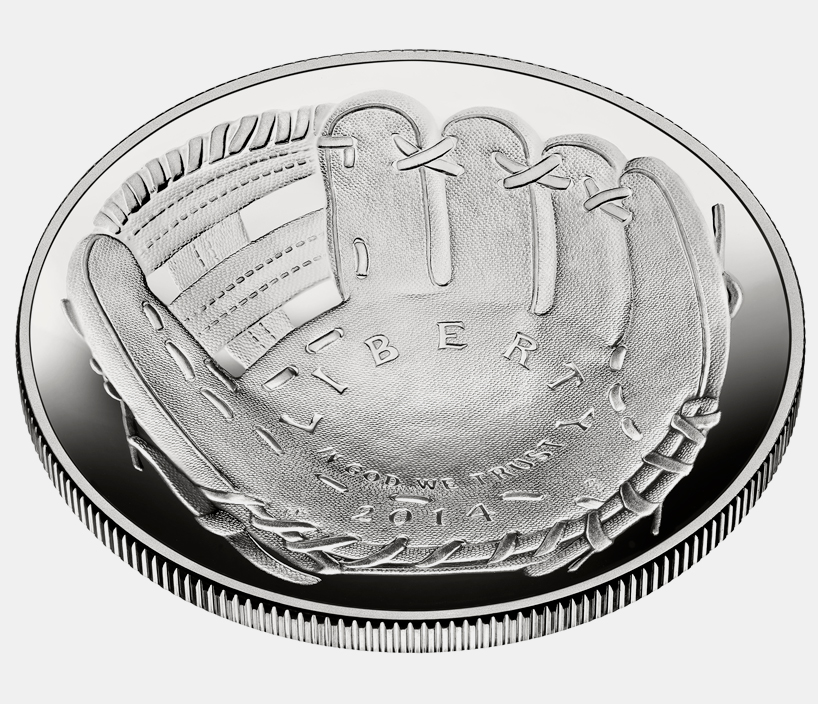 first curved coin from united states mint concave like a baseball glove