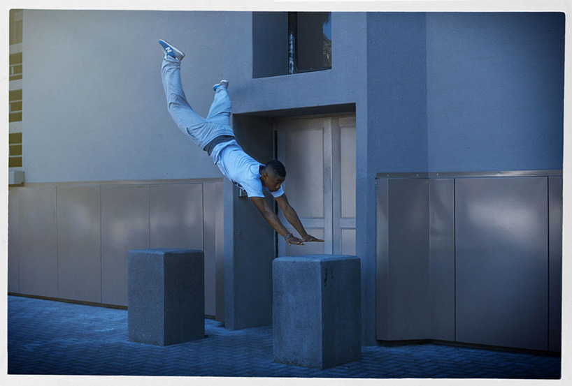 dimitri daniloff photographs aerial parkour athletes mid-flight