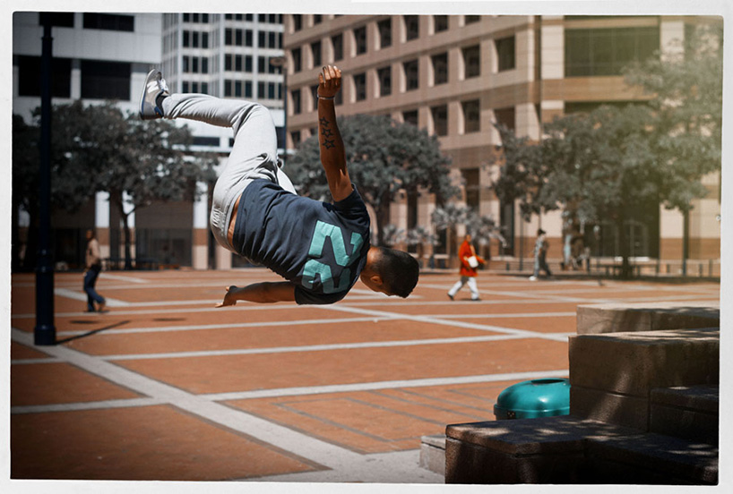 dimitri daniloff photographs aerial parkour athletes mid-flight