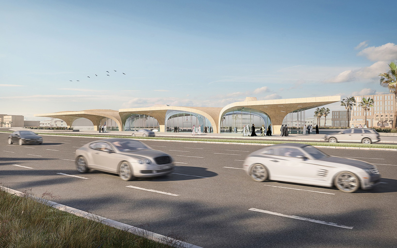 UNStudio designs stations for phase one of the doha metro